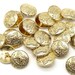 Vintage Royal Golf Club Metal Buttons: Antique Gold & Silver, Set of 12 ...