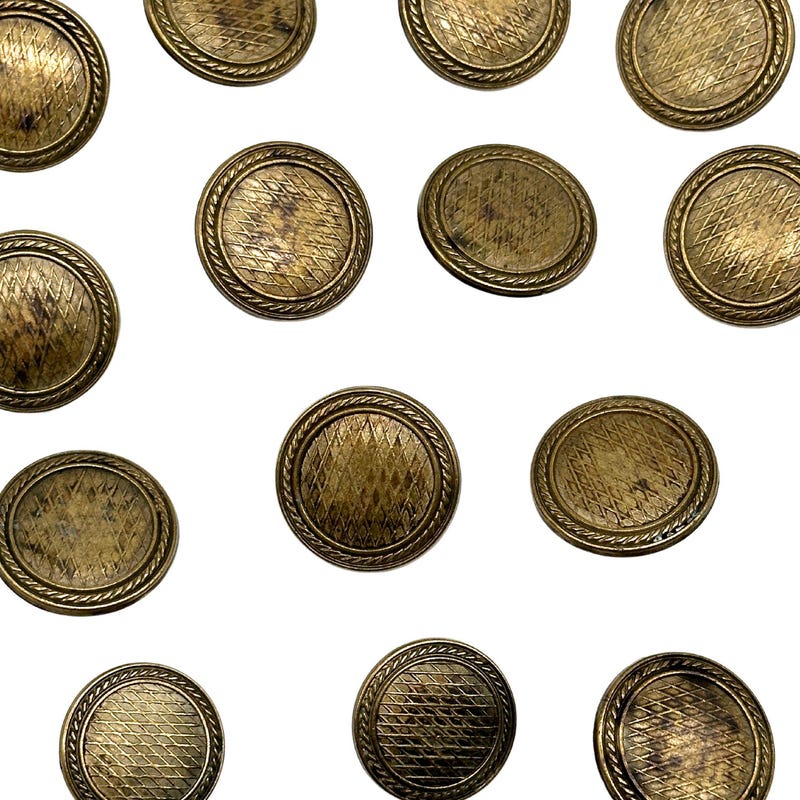 Large Antique Buttons - Etsy