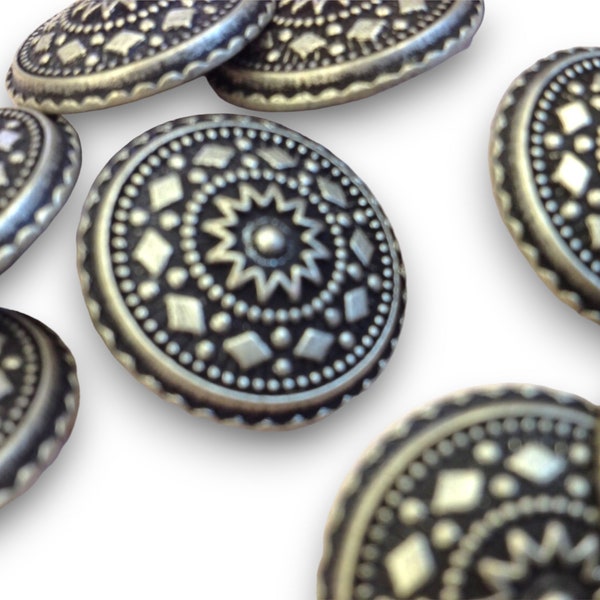 Metal Buttons - Etsy
