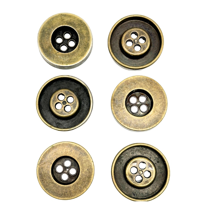 Silver Buttons - Etsy