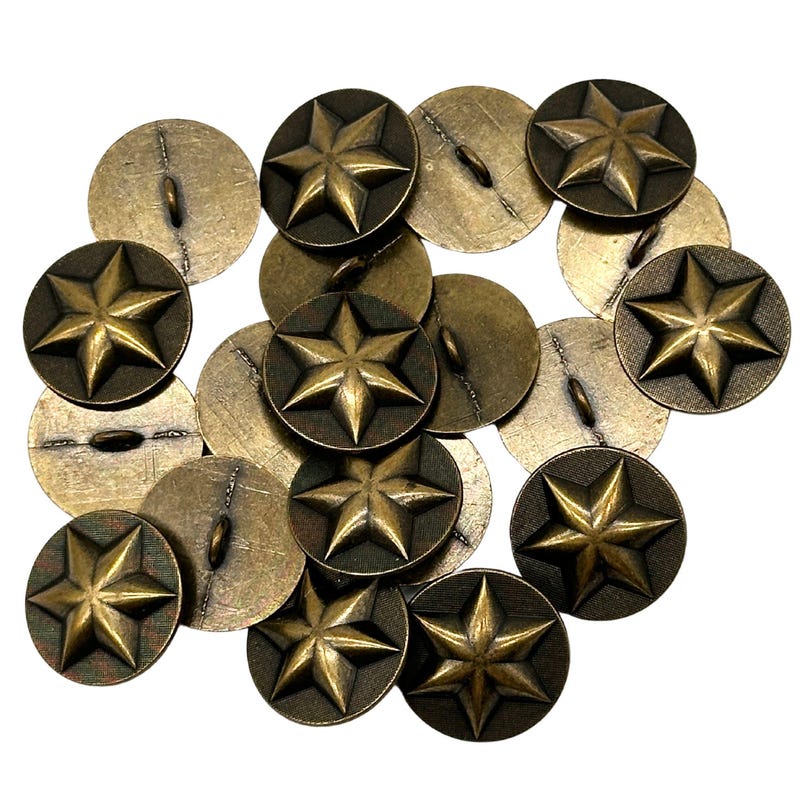 Star Buttons - Etsy