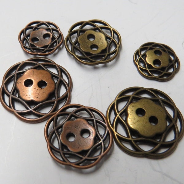 Daisy Button Basket - Etsy