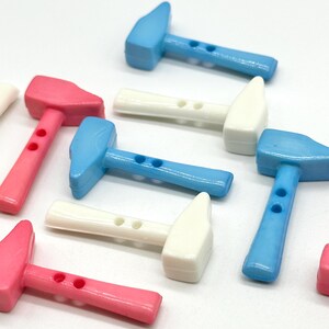 Vintage "hammer" Shape 2 Hole Buttons for Sewing | Decorative Metal ...