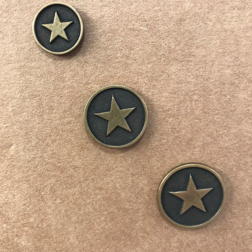 Vintage Military Brass Buttons - Etsy