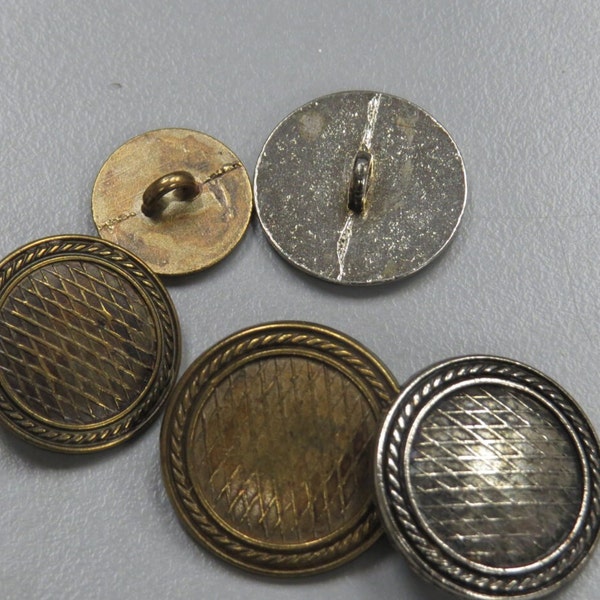 Metal Shank Button - Etsy