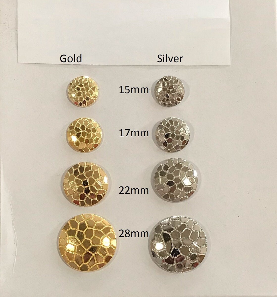 Buttons & Closures Knitting Sewing & Fiber 22mm square . Jet rare ...