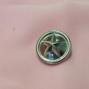 1 Dozen Vintage military Star Gold or Silver Shank Buttons-k949 Several ...