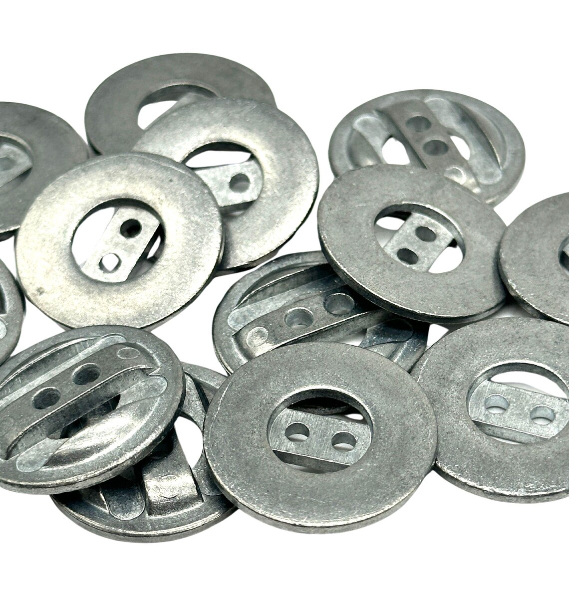 12 Vintage Silver Shank Buttons: Metal Sewing Supplies (15.6mm) - Etsy