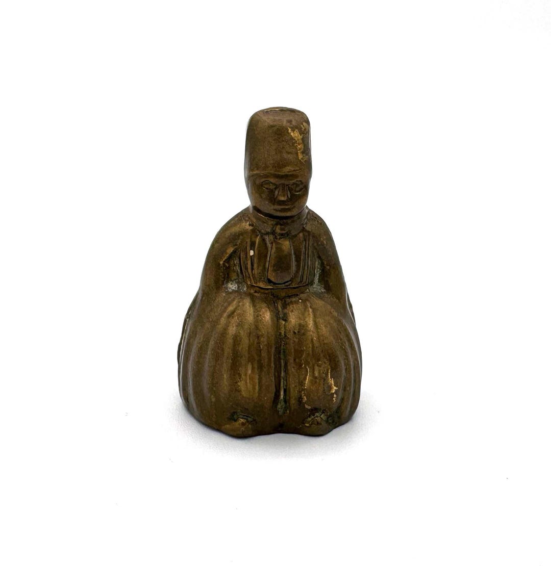 Vintage Brass Dutch Boy Bell | Small Figurine Bell Decorative ...