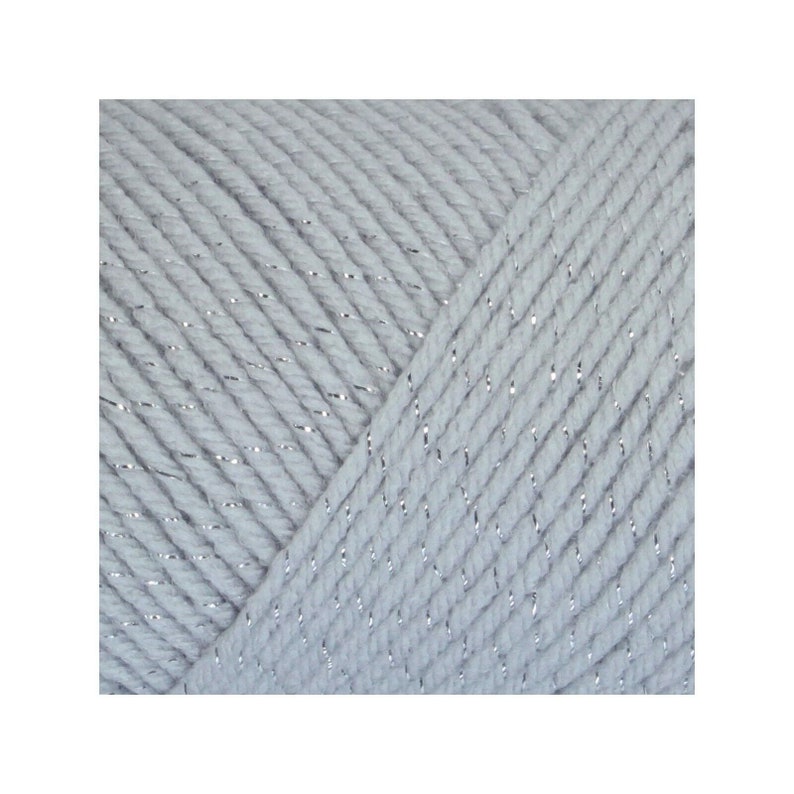 Mainstays Sparkle Metallic Acrylic Yarn Gray Silver Lot of 2 Skeins - Etsy