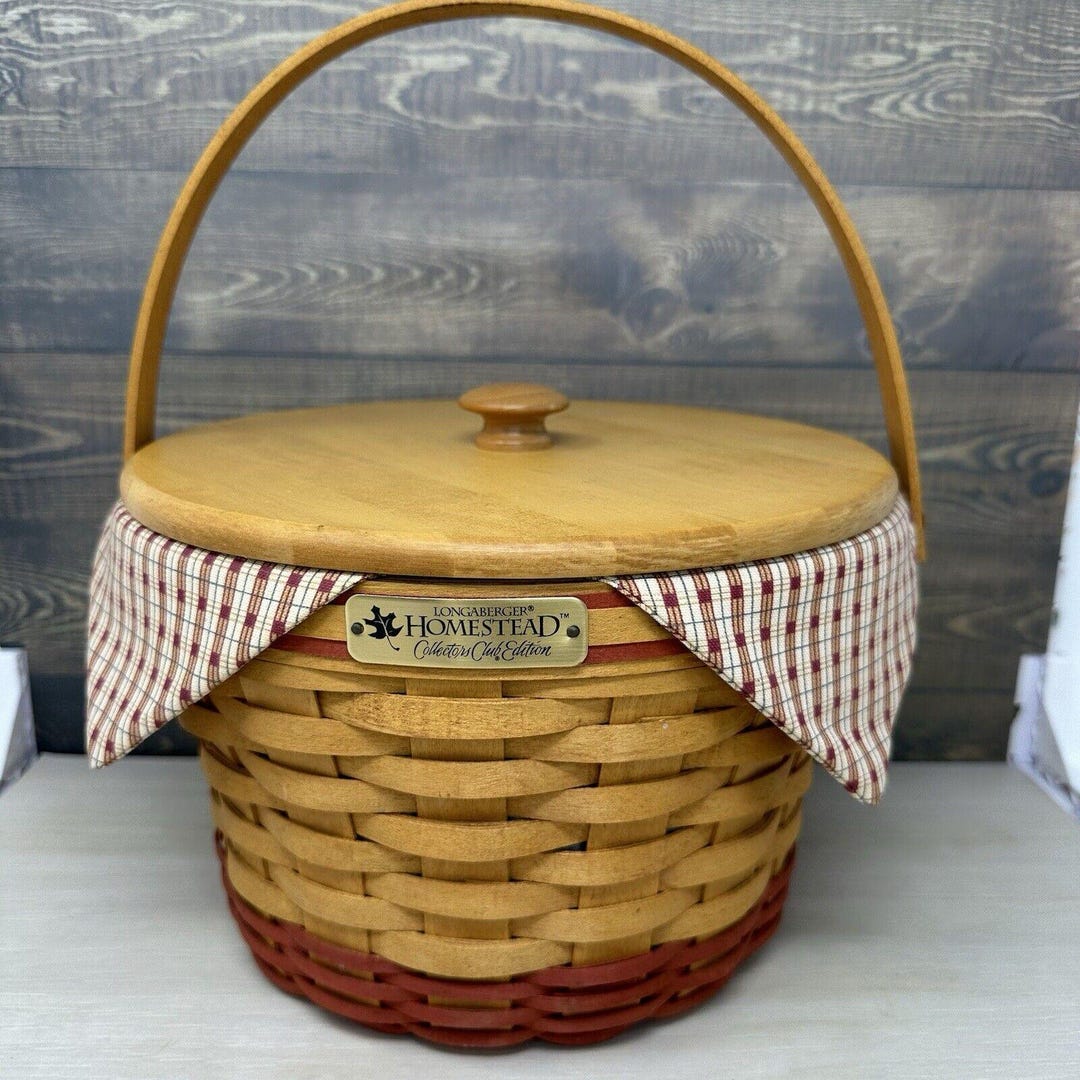 Vintage 1999 Longaberger Homestead Collectors Club Edition Protector ...