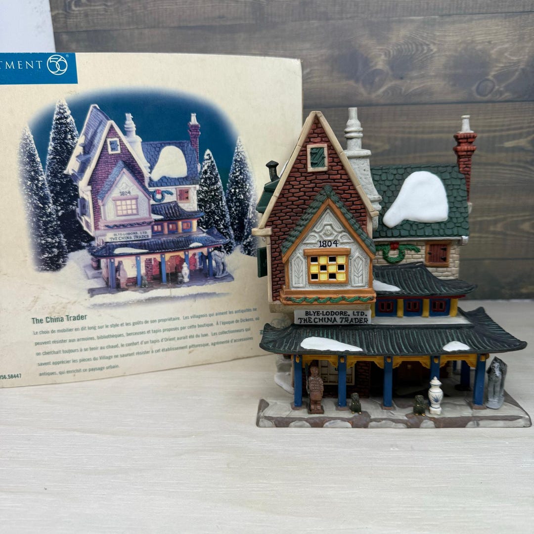 1999 Dept 56 Dickens Village the China Trader 58447 Retired in Box No ...