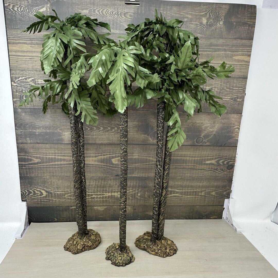1997 Roman Fontanini Nativity Palm Tree Lot of 3 - Etsy