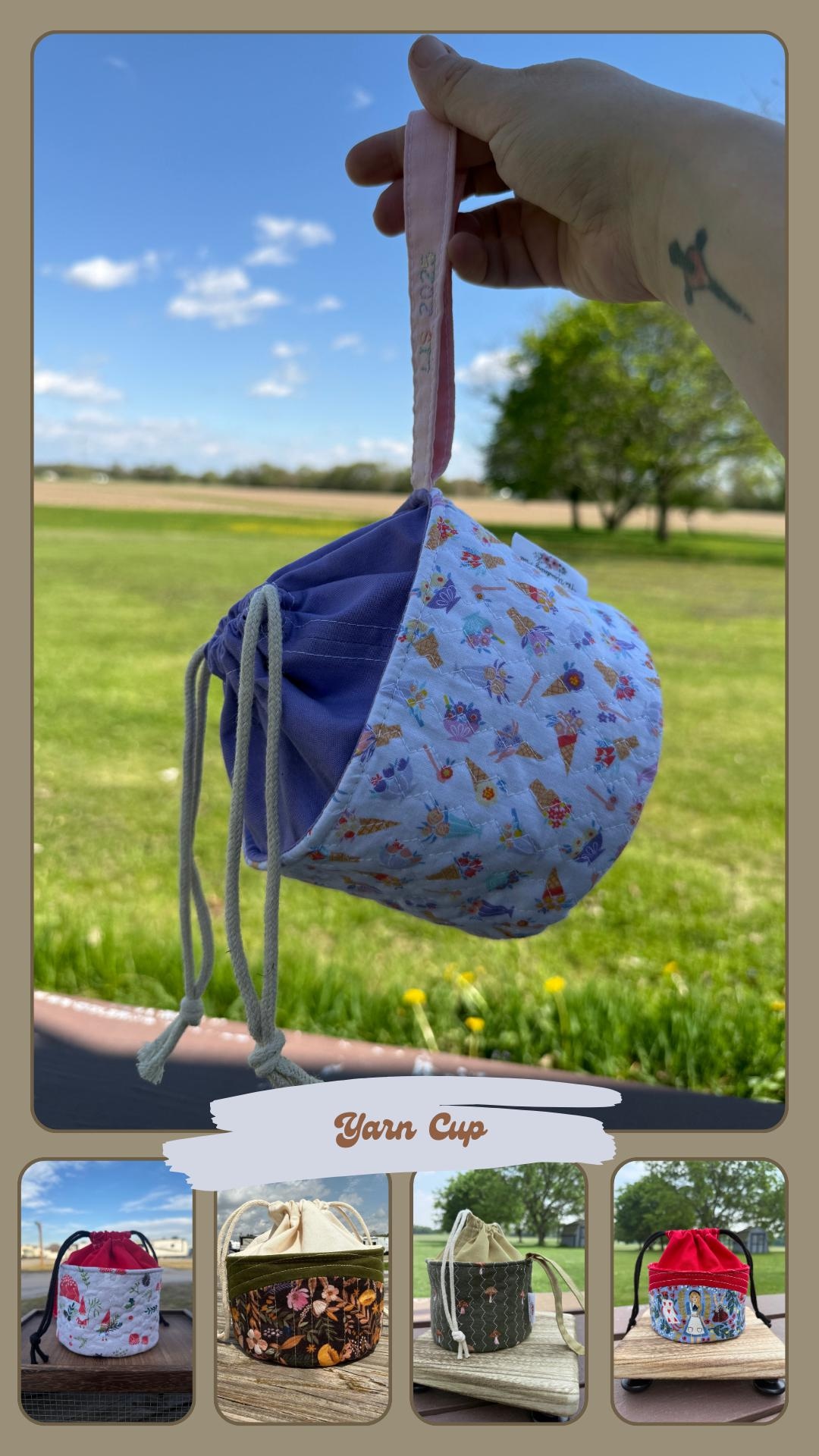 Yarn Cup & XL Cup | Create Your Own / Custom Order - Etsy
