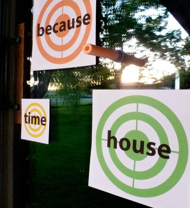 Target Practice Sight Word Game for Pre-kindergarten Through - Etsy