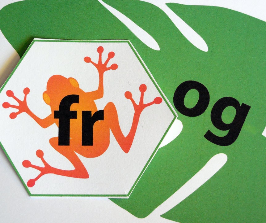 Tree Frog Word Family Game - Etsy