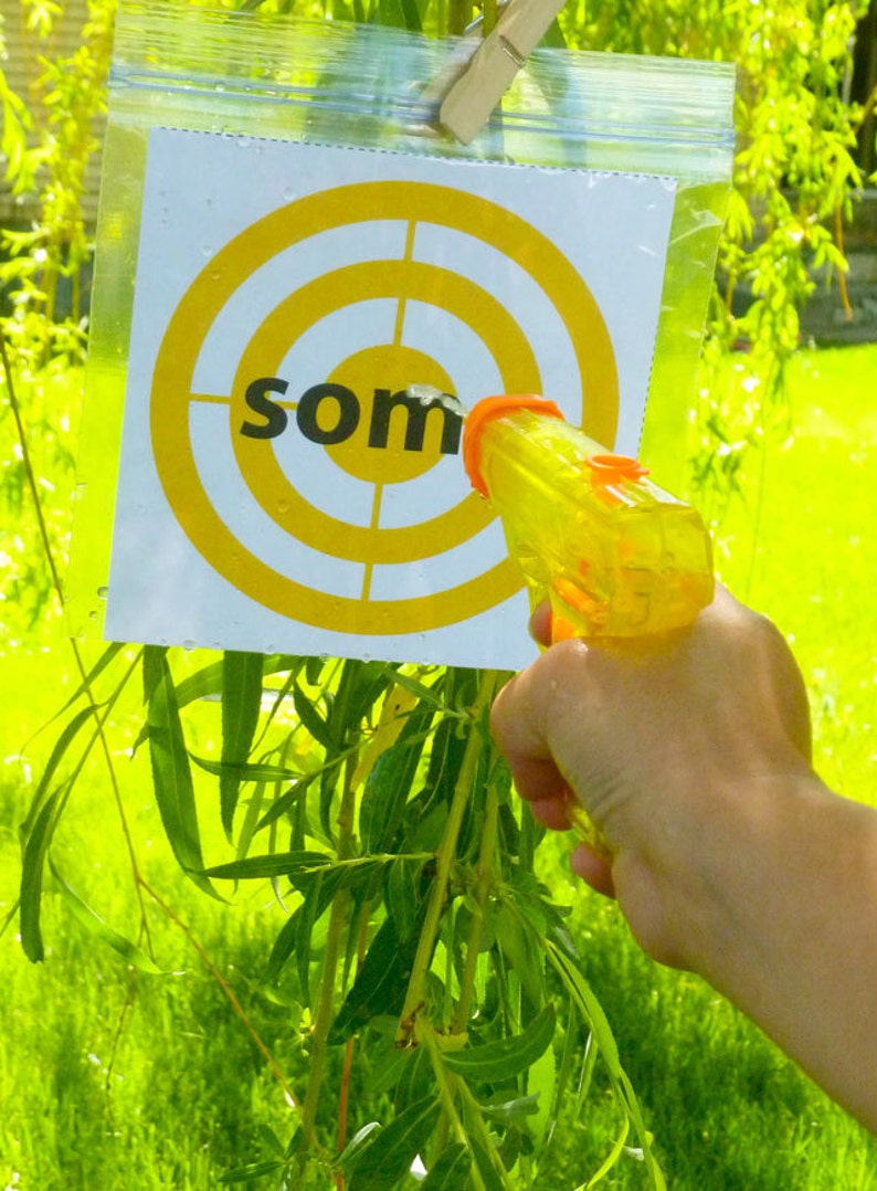 Target Practice Sight Word Game for Pre-kindergarten Through - Etsy