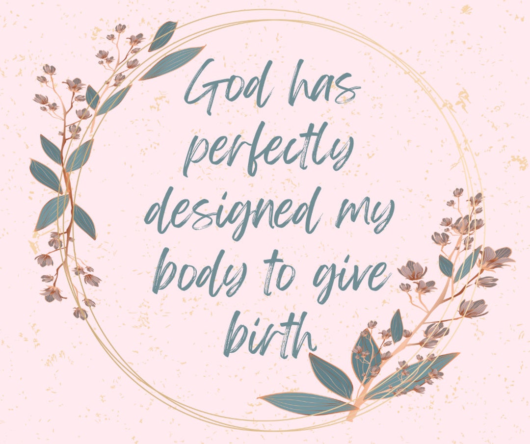 Christian Birth Affirmations Pack 2 - Etsy