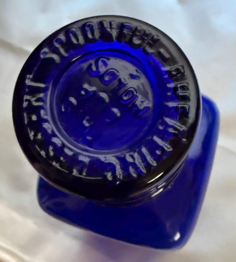 John Wyeth & Bros Colbalt Blue Medical Bottle - Etsy