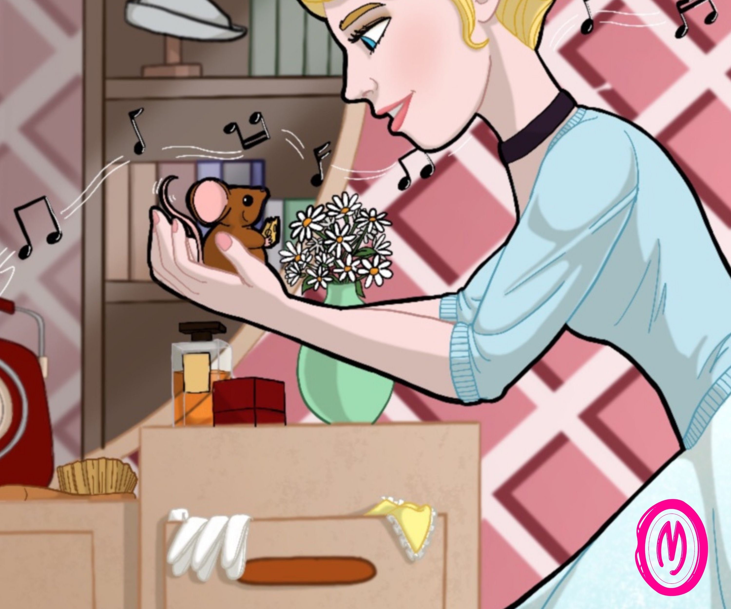 Retro Cinderella Cinderella Art Print Cinderella Wall Art Fairy Tale ...