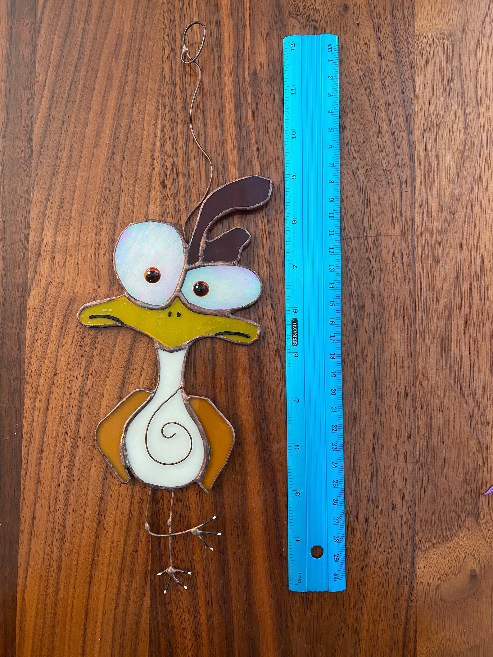 Bird, Stained Glass, Sun Catcher, Glass Bird, Crazy Bird, Unique Gift ...