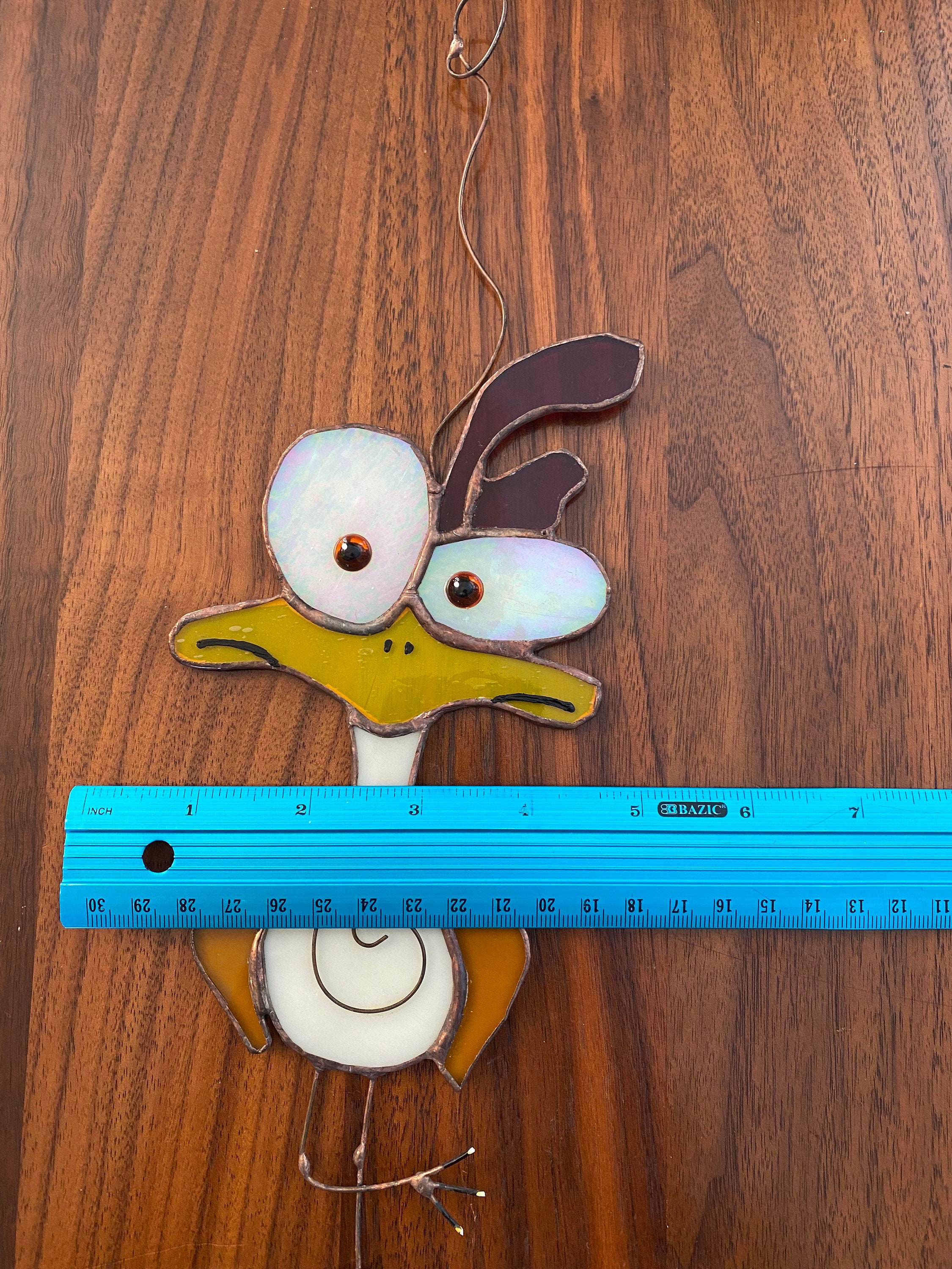 Bird, Stained Glass, Sun Catcher, Glass Bird, Crazy Bird, Unique Gift ...