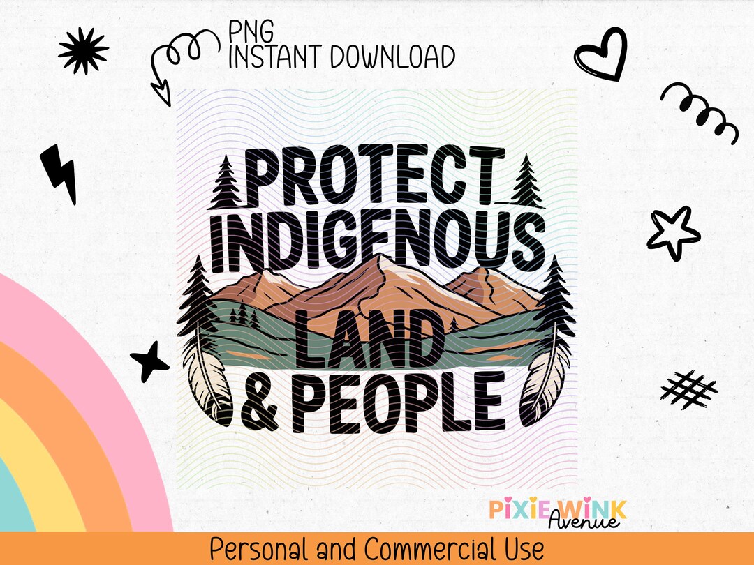 Protect Indigenous Land PNG, Ethical Statement Sticker Clipart ...