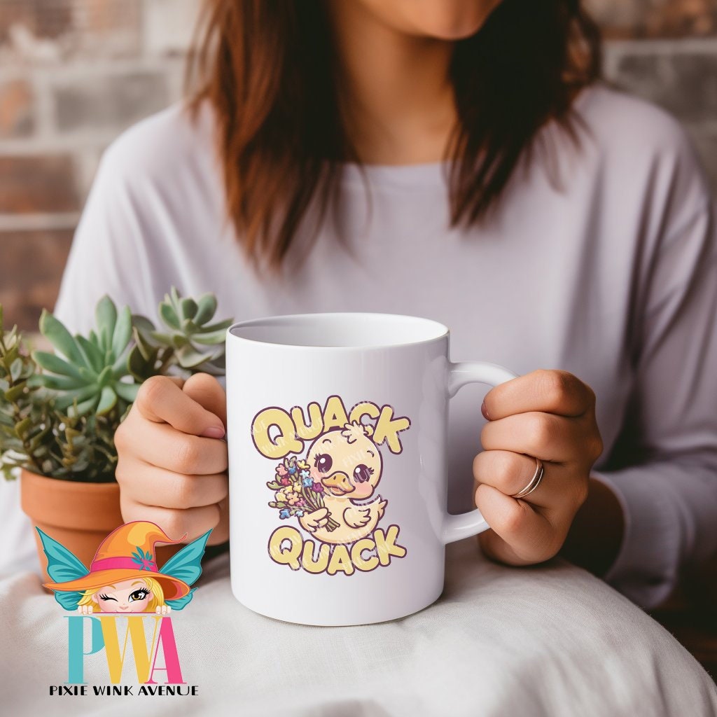Quack Quack Sublimation Digital Design Download, Cute Kid Png, Children ...