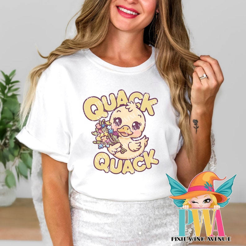 Quack Quack Sublimation Digital Design Download, Cute Kid Png, Children ...