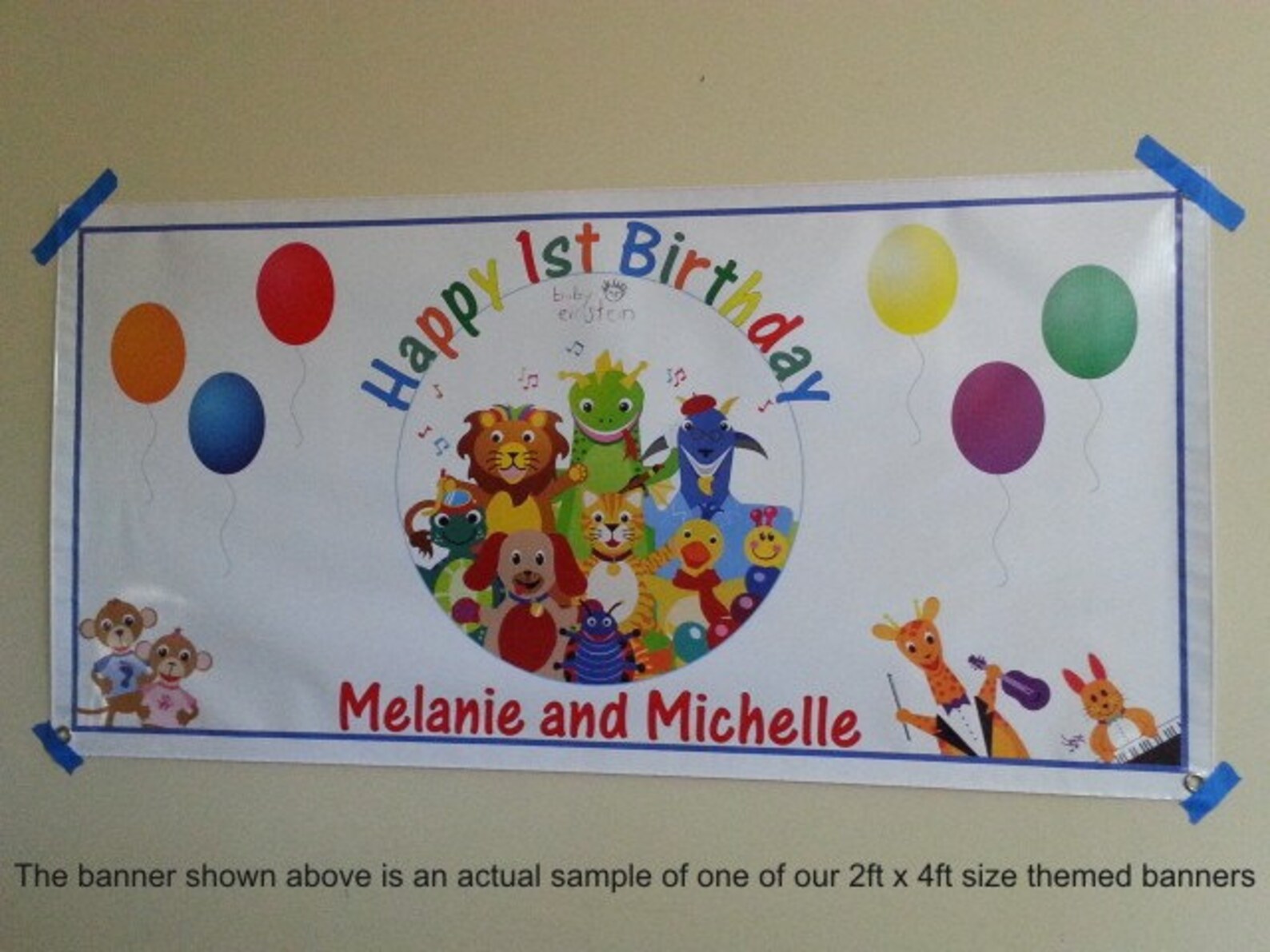 Personalized PBS Kids Caillou Birthday Party Big Vinyl Banner Sign ...