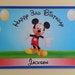 Personalized Disney Mickey Mouse Birthday Party Big Vinyl Banner Sign ...