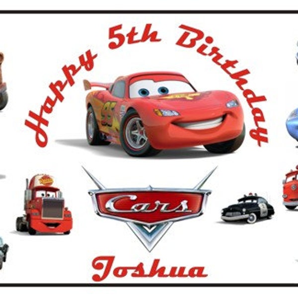 Tow Mater Birthday Banner - Etsy