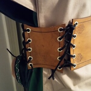 Leather Waist Cincher Wide Belt 4 Panel - Etsy