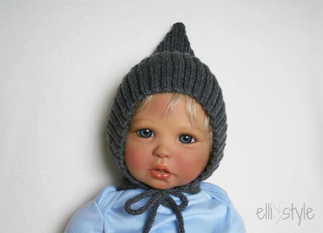 Knitted Pixie Hat Dwarf Hat Elf Hat 100% Virgin Wool - Etsy
