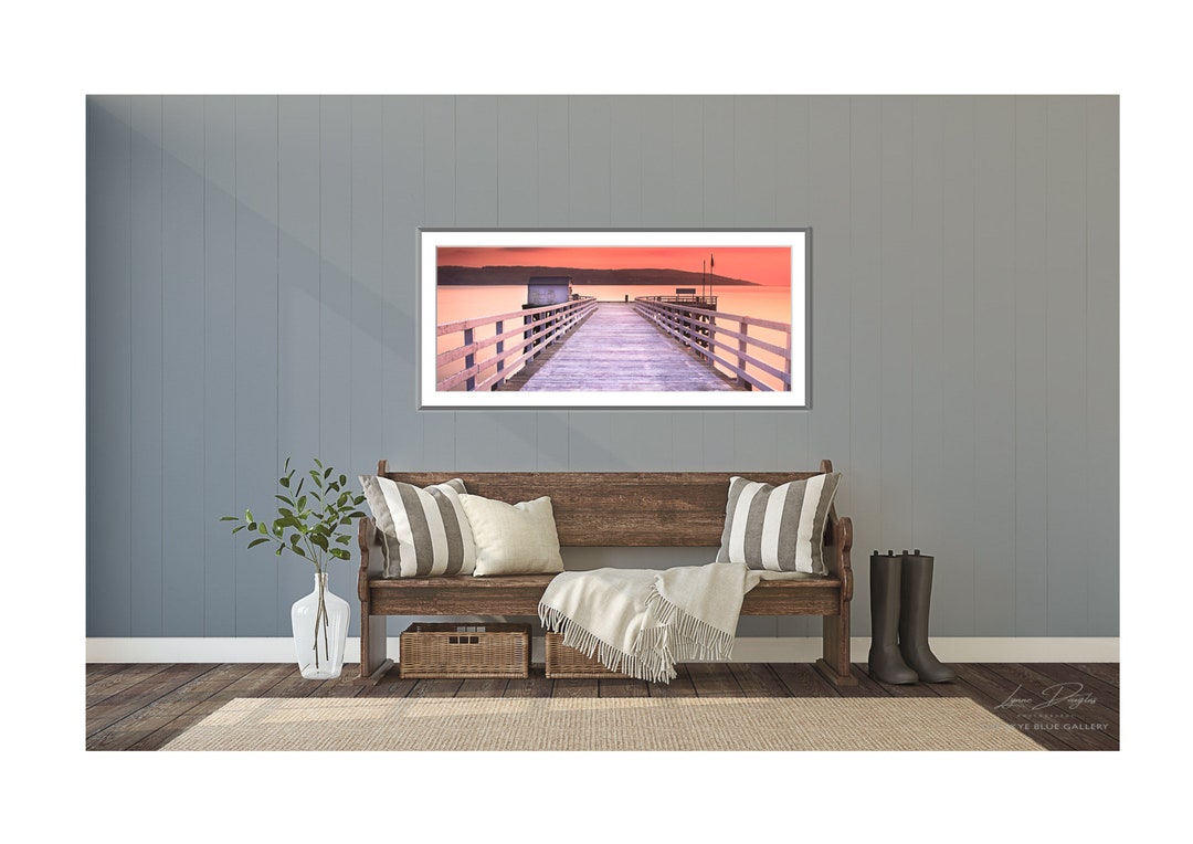 Large Panoramic Sunrise Wall Art Print: Panoramic Sunset Scottish ...