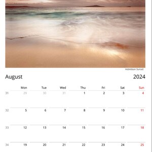 Isle of Harris 2024 Calendar, Vertical Art Calendar 2024, Scottish ...
