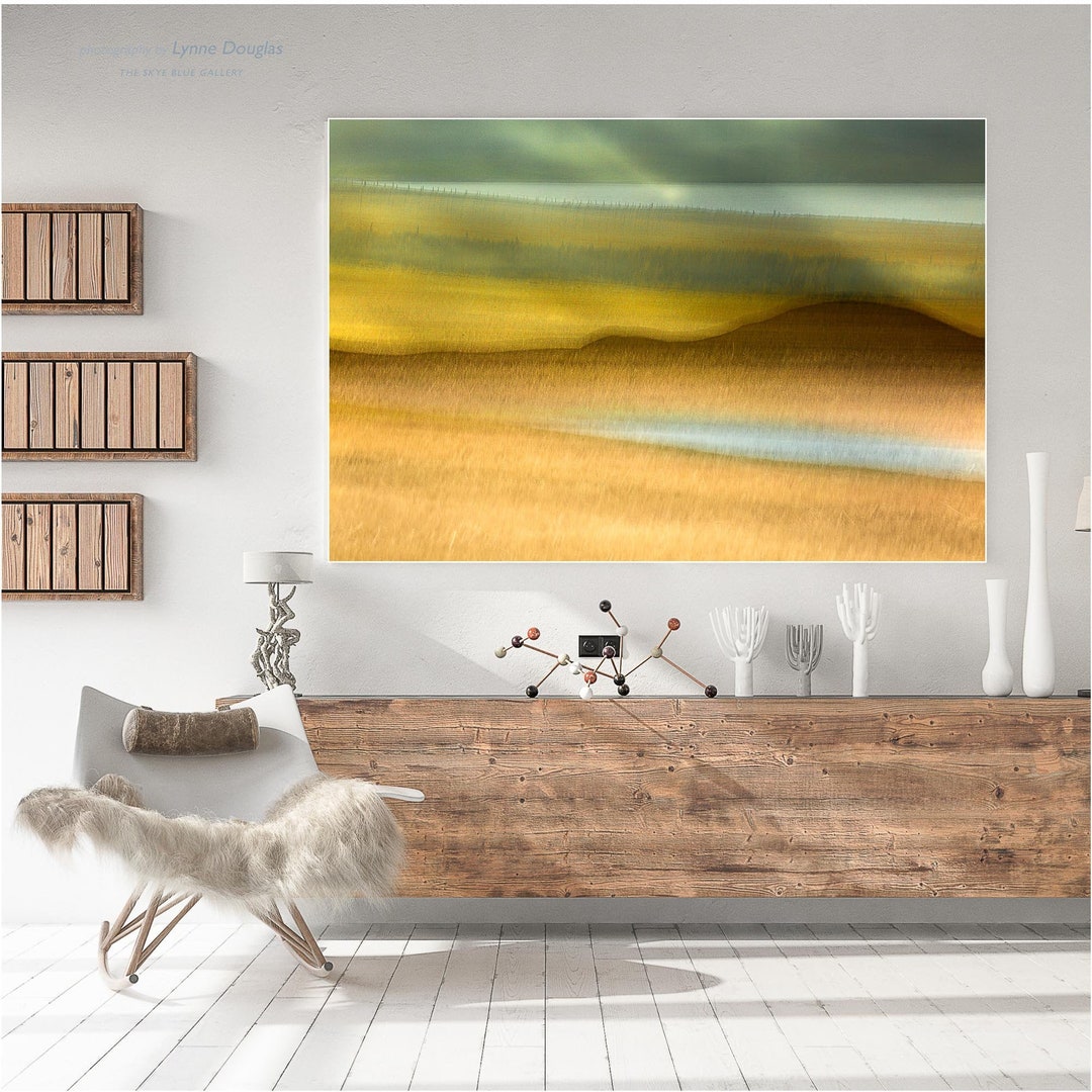 Orkney Large Photo Prints, Hills of North Hoy, Ochre Art Wall Art ...