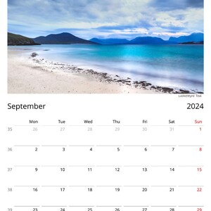 Isle of Harris 2024 Calendar, Vertical Art Calendar 2024, Scottish ...