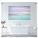 Pastel Color Wall Art, Turquoise Pink Sky Wall Art for Bedroom Above ...