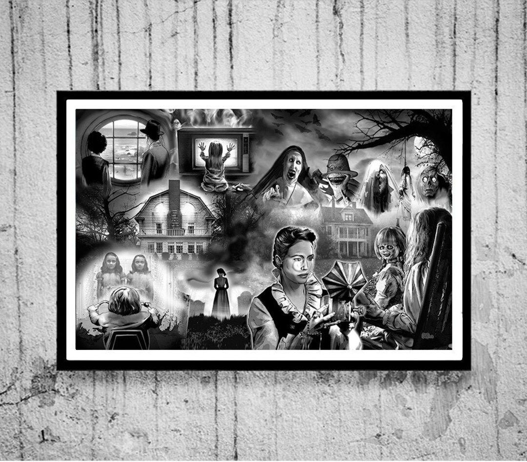 3 SIZES THE CONJURING Art Print Poster by Scott Jackson Amityville ...