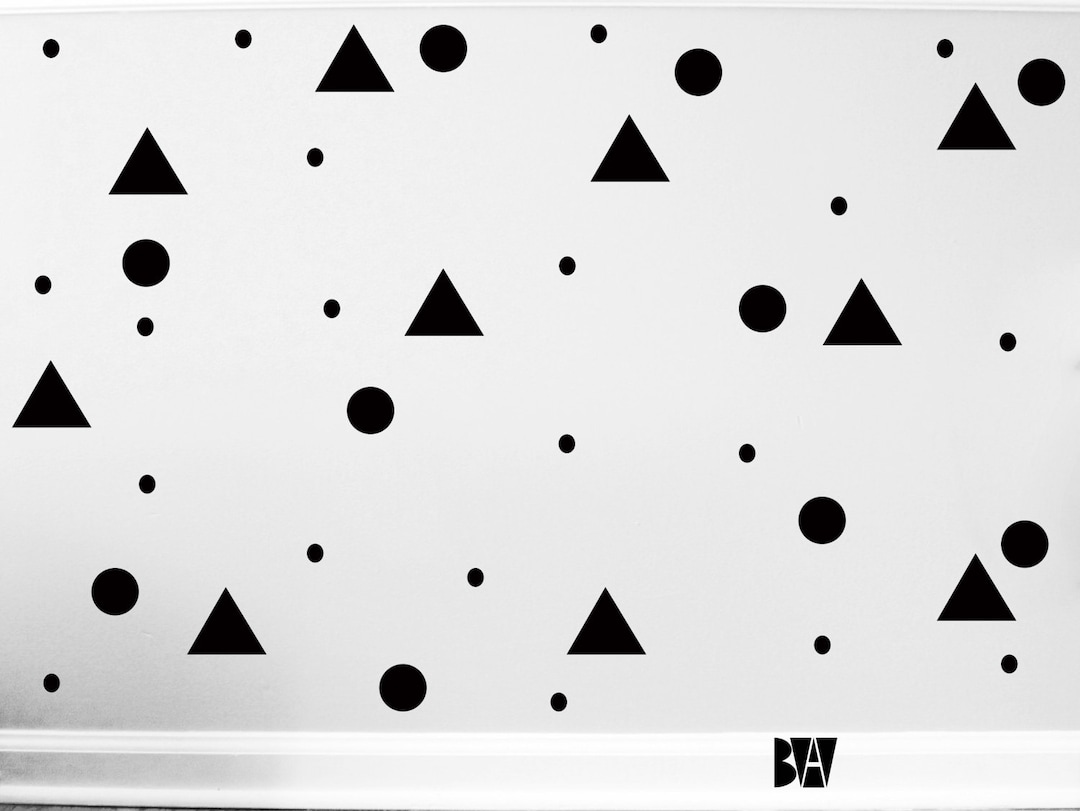 Geometric Decals. Triangle Wall Decals. Vinyl Decals. Wall Decals ...