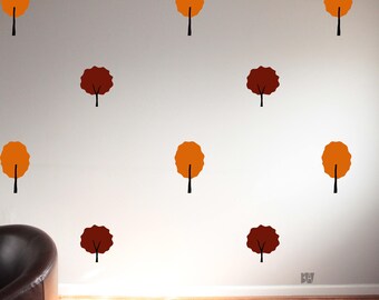 Fall Tree Decal - Etsy