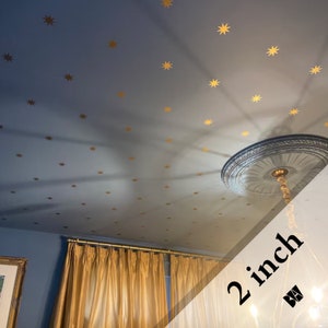 2 Inch Star Decals. Ceiling Star Decals. 8 Point Star Decals. Geometric ...