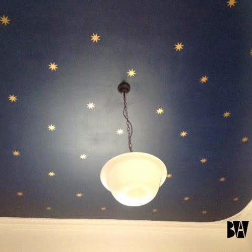 Ceiling Decals. Star Ceiling. 8 Point Star Decals. Geometric - Etsy