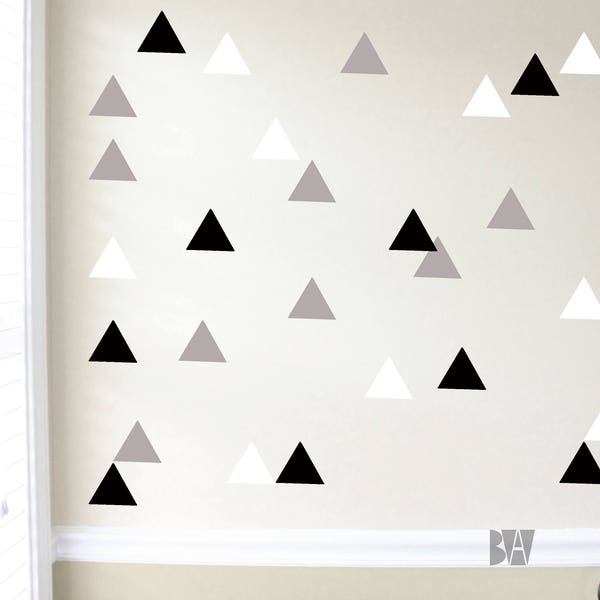 Triangle Wall Decal - Etsy