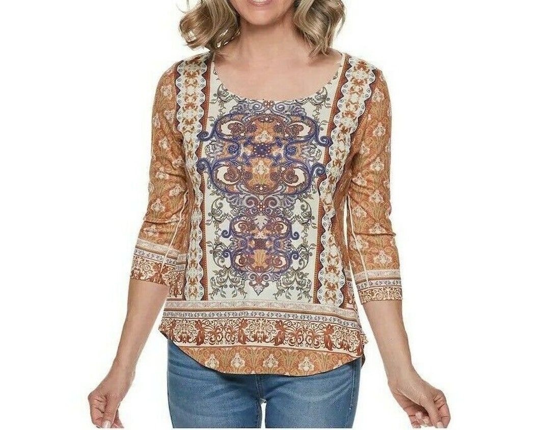 World Unity Royal Treatment Embellished Tee Top Small - Etsy