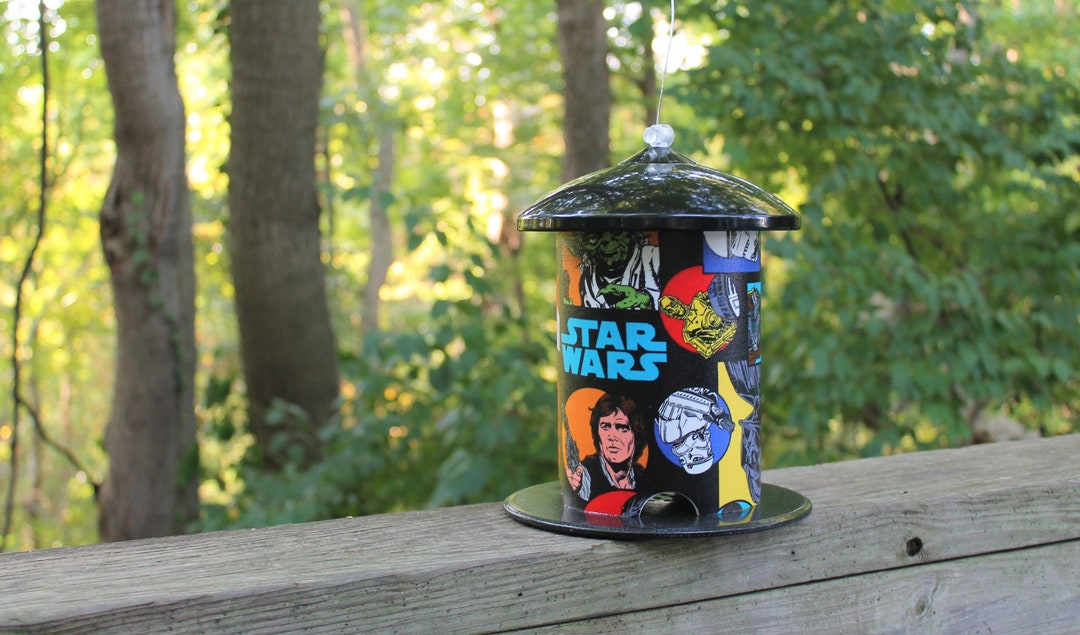 Retro Star Wars Bird Feeder: Handmade Fabric-wrapped Design - Etsy