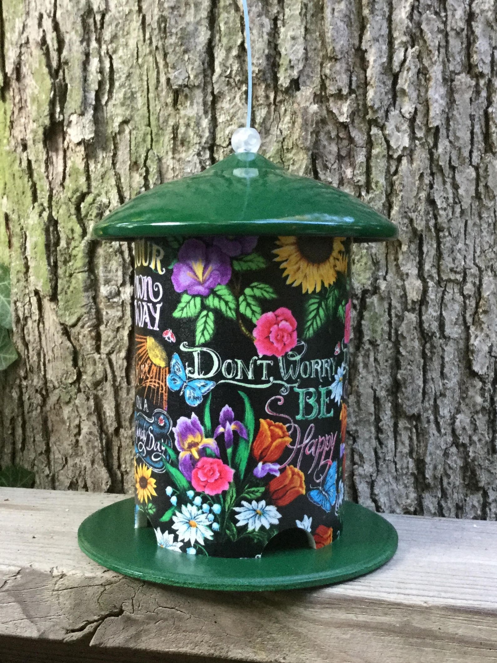 Spring Time Flowers PVC Bird Feeder by BFG. Lovely Looking - Etsy