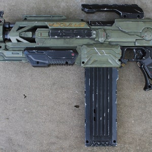 Custom Painted and Modded Nerf Modulus ECS-10 Motorized Blaster. Be ...
