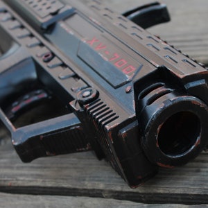 Custom Painted NERF Rival Apollo XV-700 Blaster Team Apocalypse Red ...